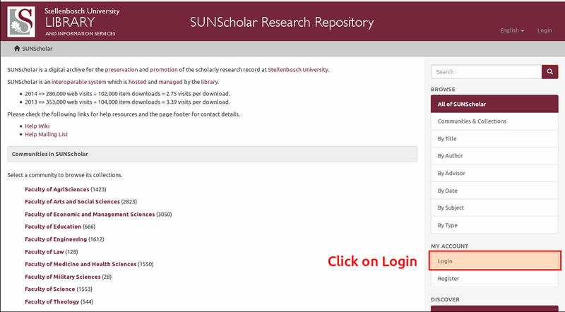 SUNScholar/How to register - Libopedia
